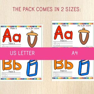 Alphabet Playdough Mats, Play Doh Activity, ABC Tracing Practice ...