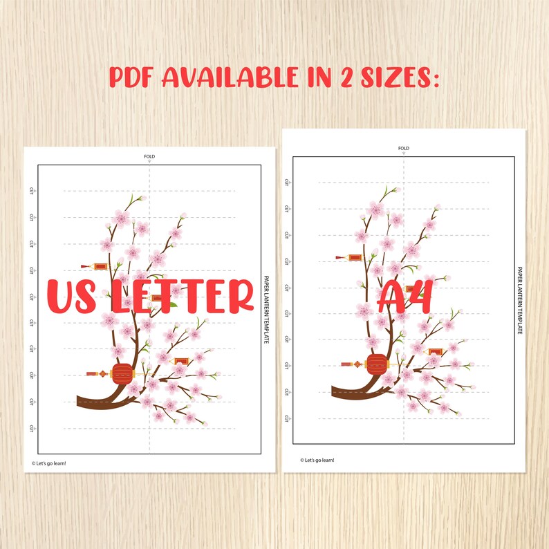 Chinese New Year Paper Lantern Craft – Lunar New Year Lantern Templates ...