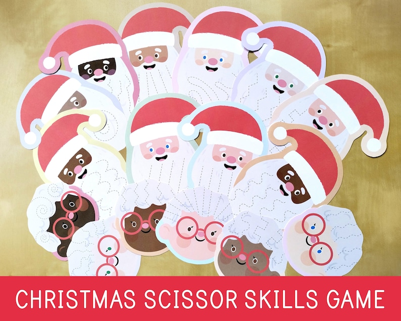 Santa's Beard Cutting Activity and Mrs. Claus Haircut - Christmas ...