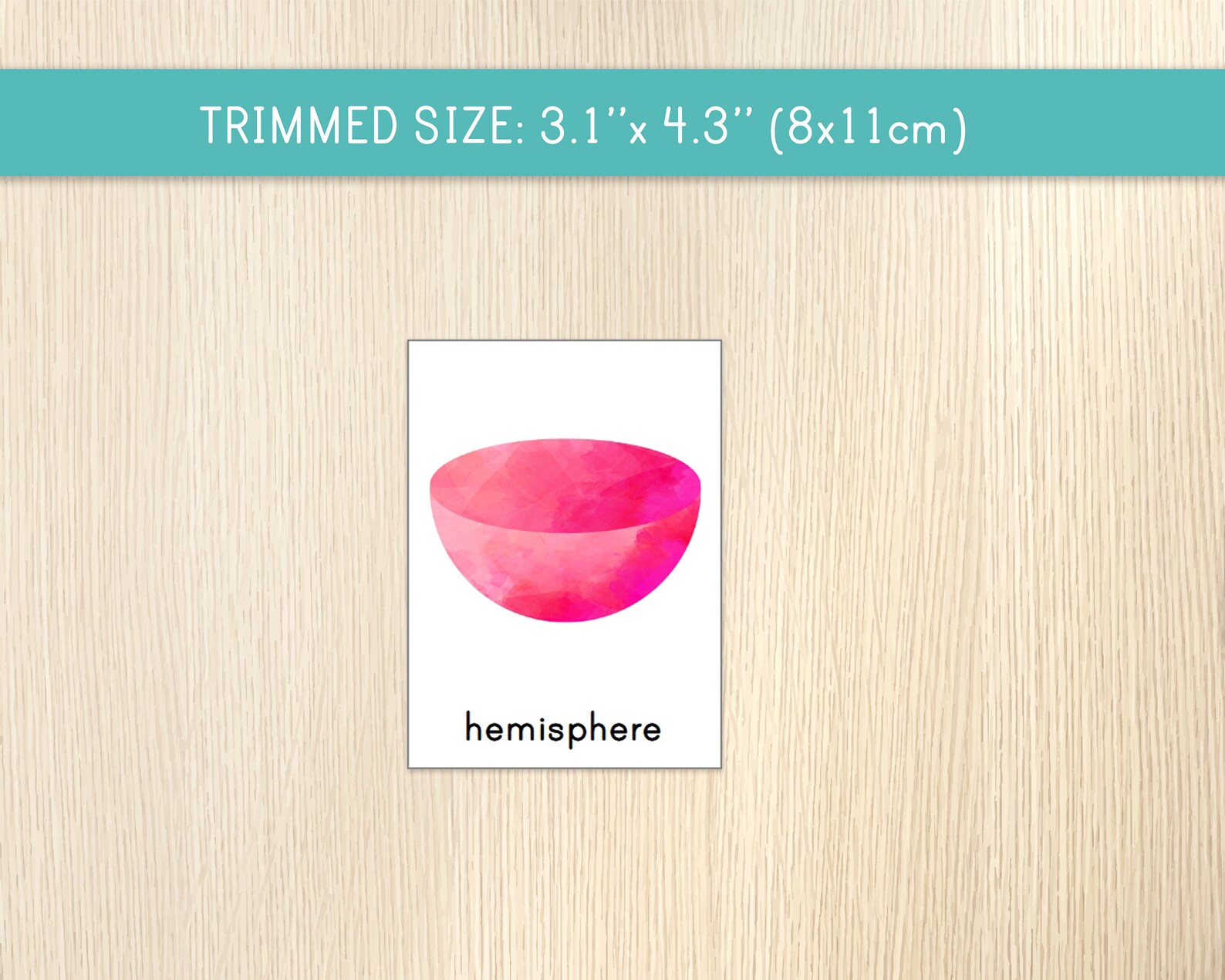 Shapes Cards, 3-part Cards, 2D & 3D, Nomenclature Cards, Montessori ...