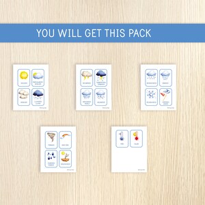 Weather Flashcards in SPANISH - 18 Cards - Toddler & Preschool Activity ...