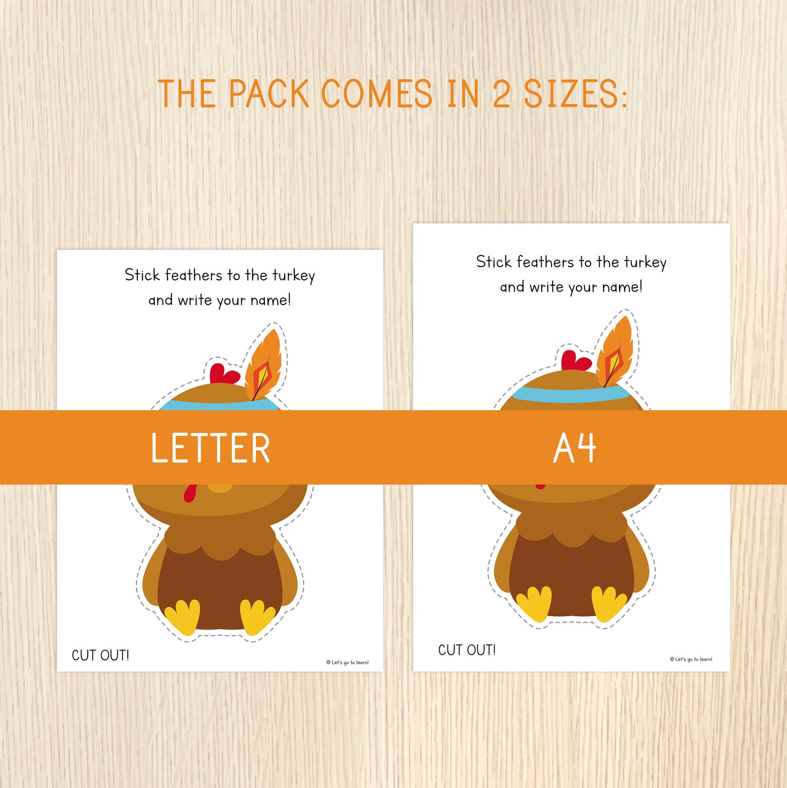 Turkey Name Craft - Thanksgiving Activity for Kids, Fall - Autumn ...