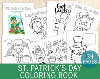 St Patrick's Day Coloring Pages - Coloring Sheets for Kids - Leprechaun ...