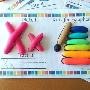 Alphabet Playdough Mats, Play Doh Activity, ABC Tracing Practice ...