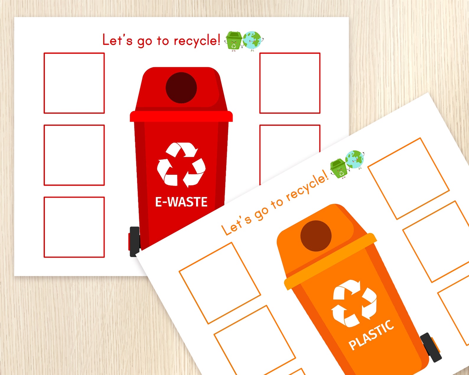Waste Sorting Activity Garbage Sorting Trash Rubbish - Etsy