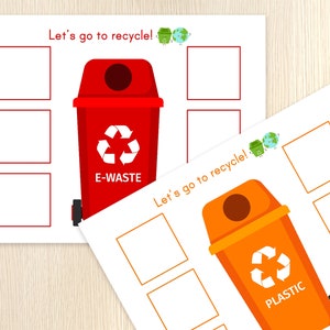 Waste Sorting Activity, Garbage Sorting, Trash, Rubbish, Recycling Game ...