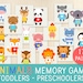 Animals Memory Game, Toddler Matching Activity, Preschool Printable ...