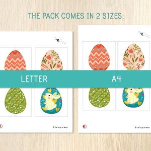 Easter Egg Matching Game, Matching Activity, Easter Game, Kids Puzzles ...