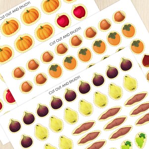 Fall Game for Kids, Autumn Counting Activity, Harvest Time, Task Cards ...
