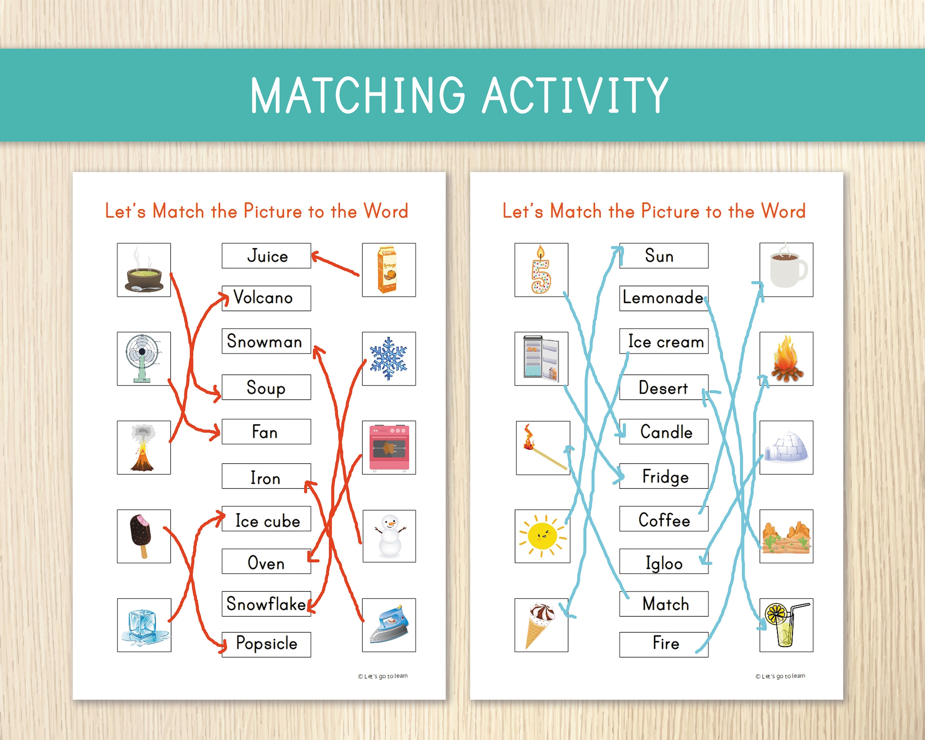 Hot and Cold Activity Pack for Kids Preschool Kindergarten - Etsy