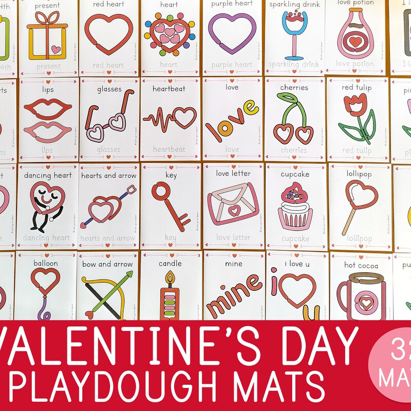 Playdough Mats - Etsy