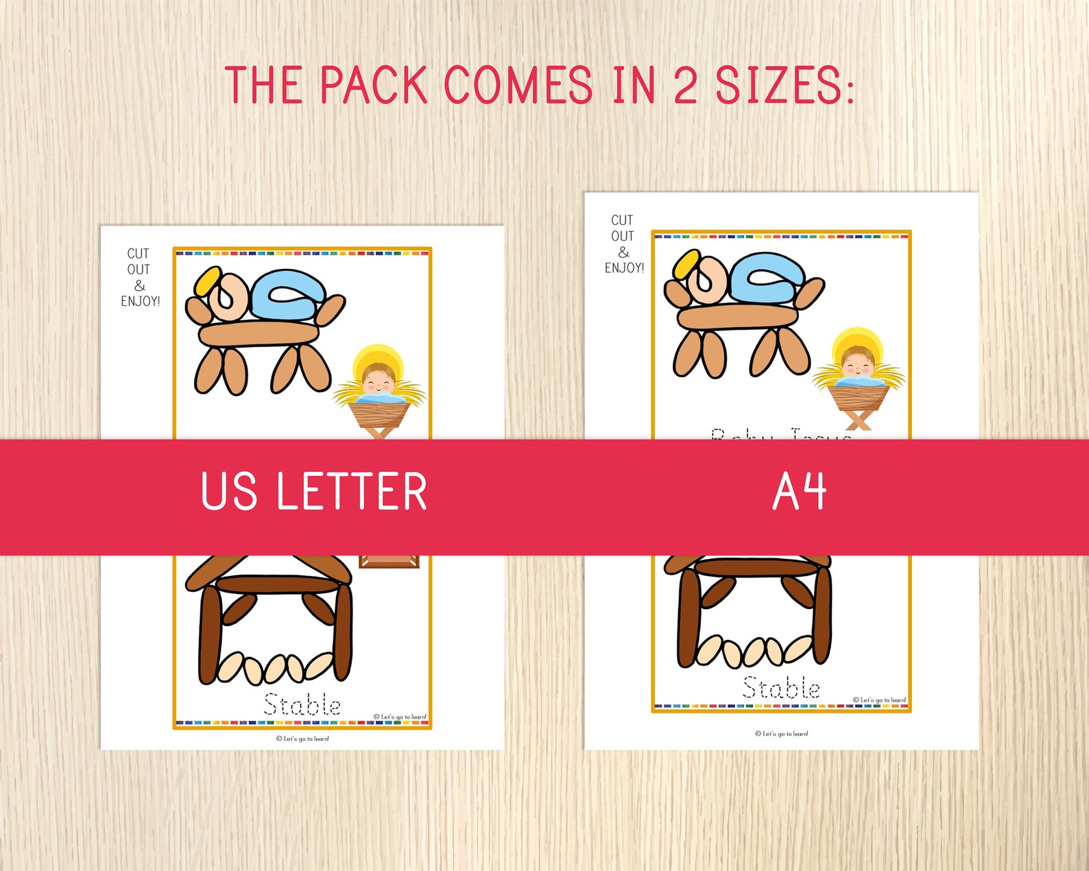 Nativity Playdough Mats, Christmas Characters, Play Doh Activity ...