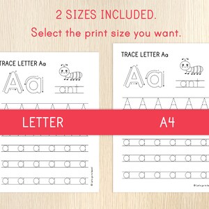 Alphabet Tracing Worksheets - ABC Letter Writing Practice - Preschool ...