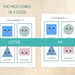 Shapes Flashcards 2D Shapes Preschool Kindergarten Cards - Etsy