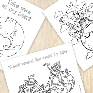 Earth Day Coloring Pages, 25 Coloring Sheets, Spring Activity, Kids ...