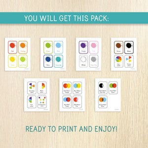 Color Flashcards, Color Cards, Toddler, Preschool, Kindergarten, Color ...