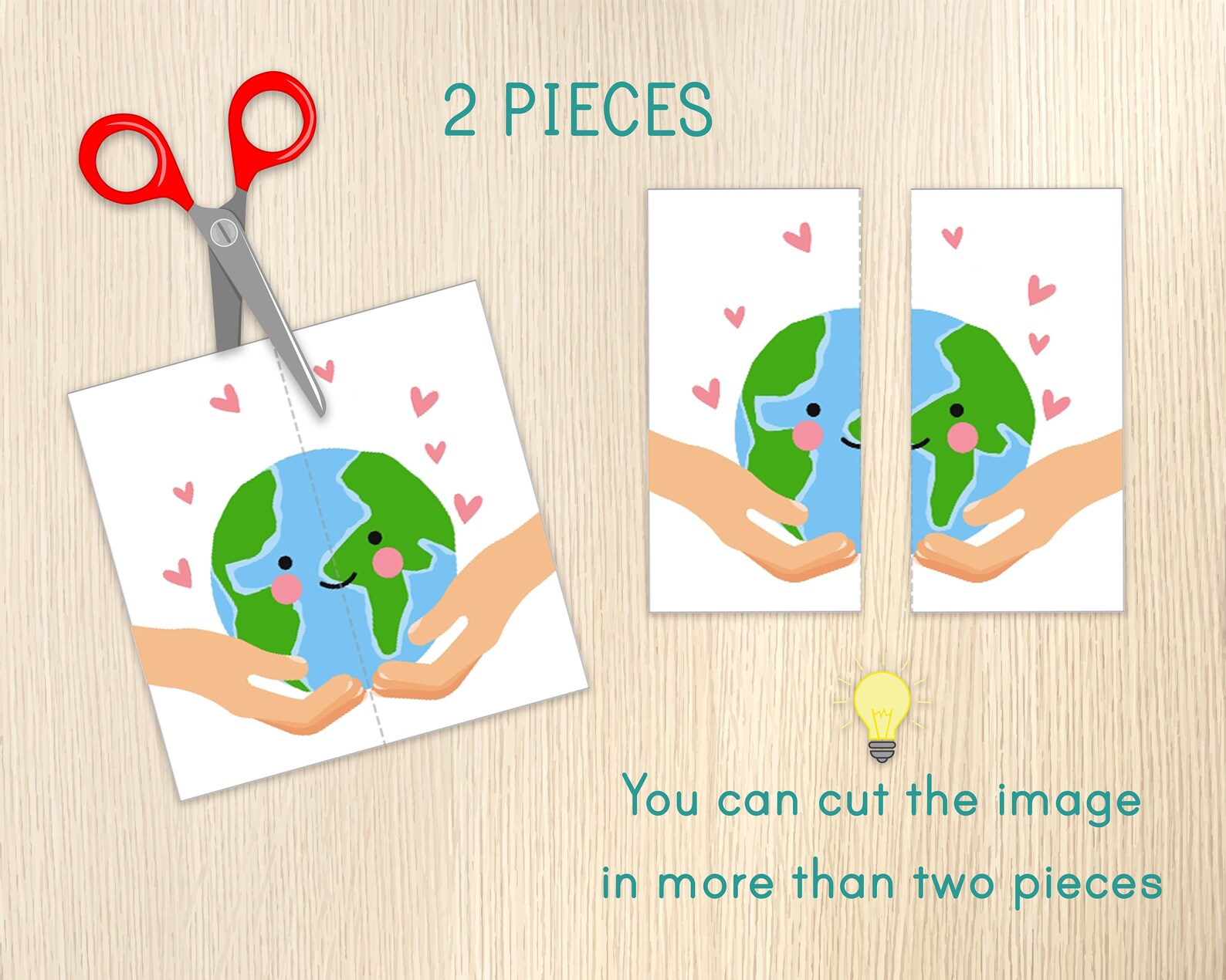 Earth Day Matching Game - 32 Puzzles - Matching Activity - Game for ...