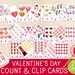 Valentine's Day Count and Clip Cards, Numbers 1-20, Valentine Activity ...