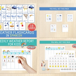 Spanish MEGA BUNDLE - Spanish Worksheets - Flashcards, Calendar ...