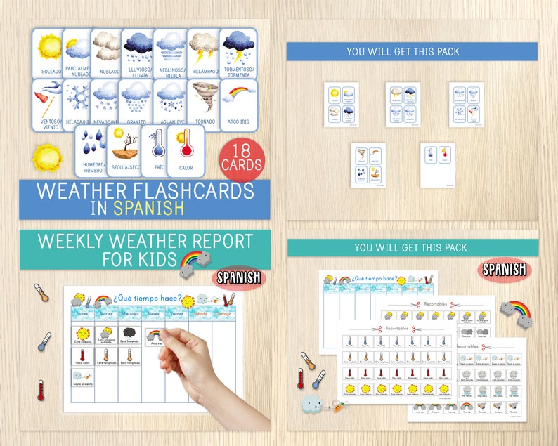 Spanish MEGA BUNDLE - Spanish Worksheets - Flashcards, Calendar ...