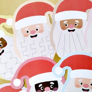 Santa's Beard Cutting Activity and Mrs. Claus Haircut, Christmas ...