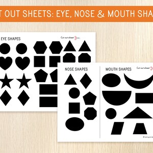 Build a Jack-o'- Lantern, Shapes Matching Activity, Halloween Printable ...