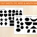 Build a Jack-o'- Lantern, Shapes Matching Activity, Halloween Printable ...