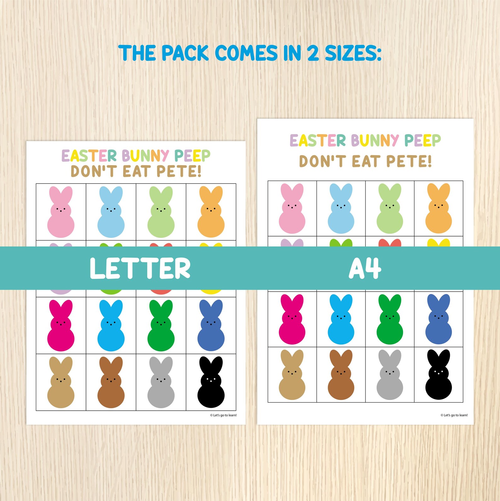 Easter Don't Eat Pete Game - Bunny Peeps - Fun Easter Church Party ...
