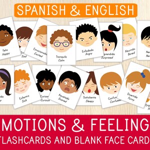 SPANISH-ENGLISH BUNDLE #1, Colors, Numbers, Emotions, Weather ...