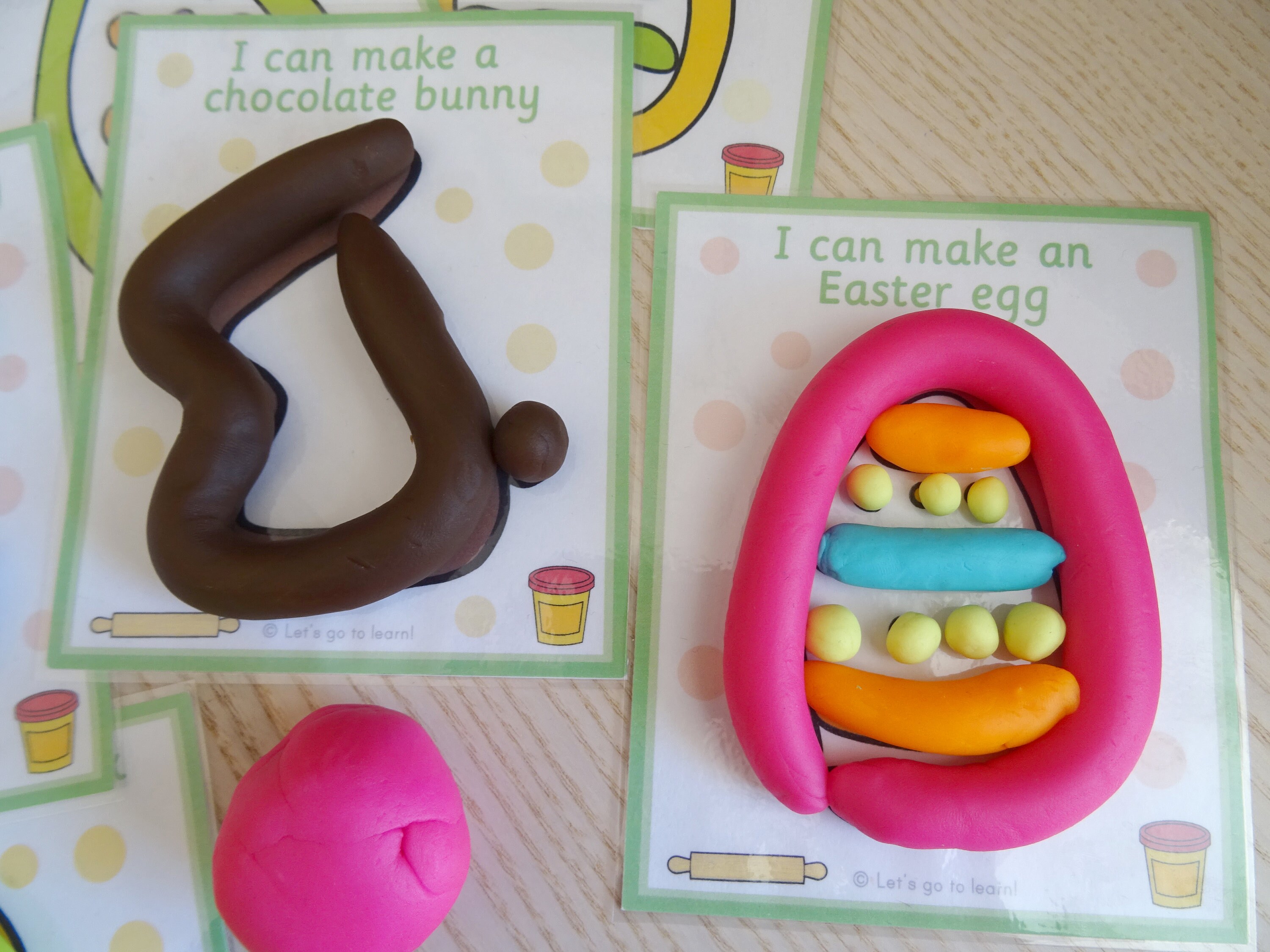 Easter Play Dough Mats, 14 Visual Cards, Play Doh, Toddler Activity ...