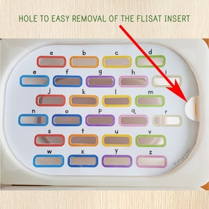 Letters Sorting Activity Flisat Insert, Flisat Table, Trofast Bin Lid ...