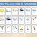 Weather Flashcards - 18 Weather Cards - Toddler & Preschool Cards ...