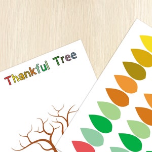 Thankful Tree - Gratitude Tree - DIY Thanksgiving Activity - Give ...