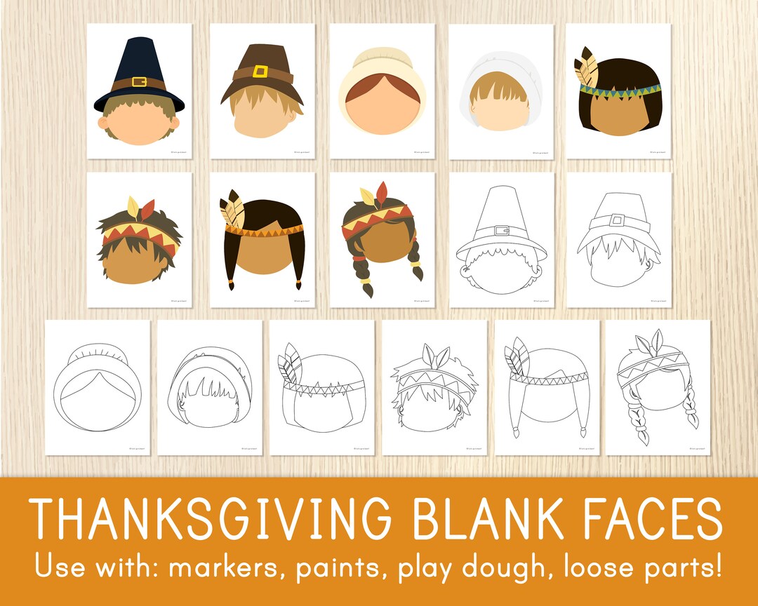 Thanksgiving Playdough Mats Bundle - Thanksgiving Coloring Pages ...