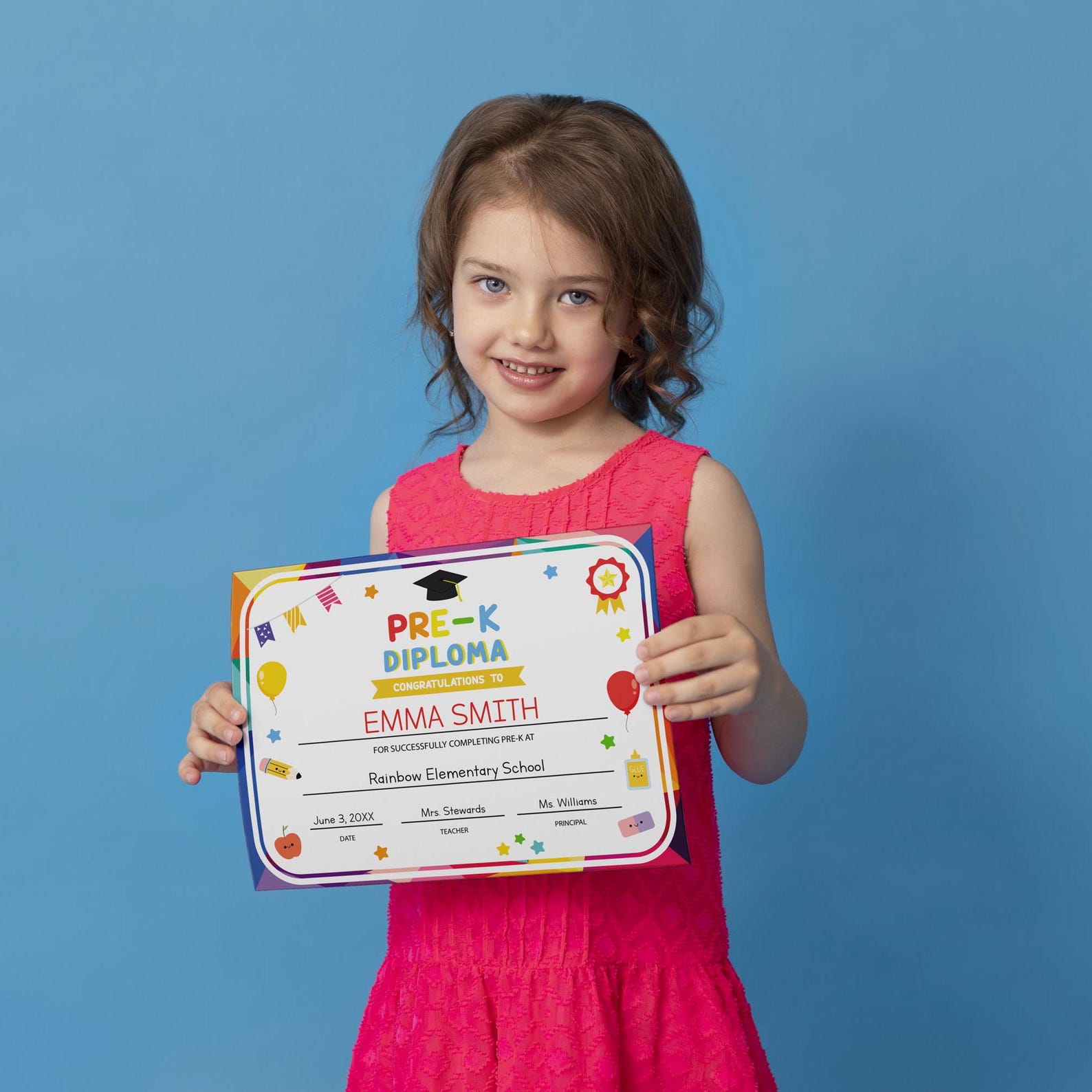 Pre-k Graduation Certificate, Prek Graduate Diploma, Printable, Last ...