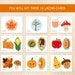 Fall Lacing Cards, Preschool Fine Motor Skill Activity, Fall Toddler ...