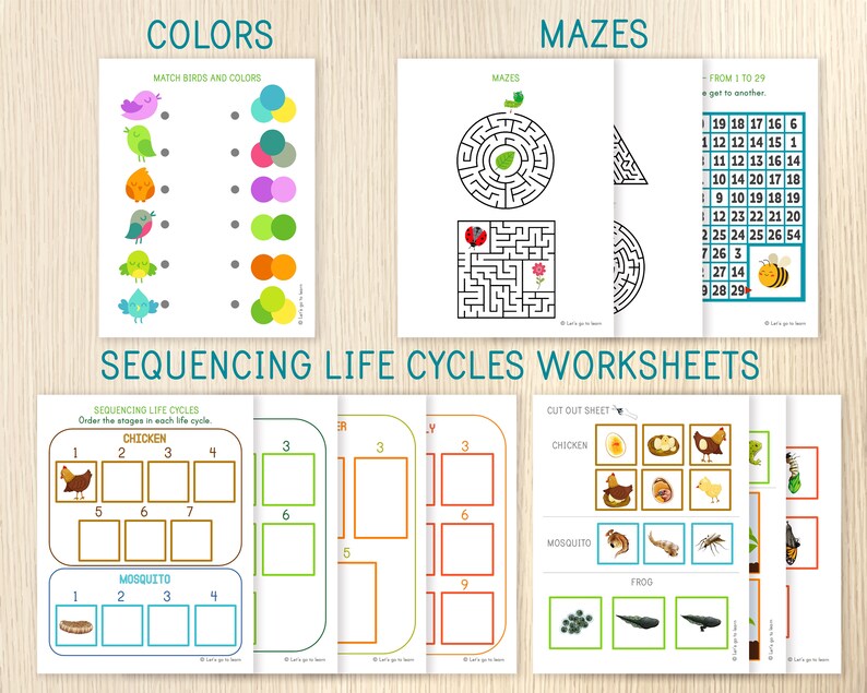 Spring Worksheets Spring Learning Pack Spring Busy Book - Etsy