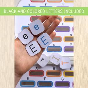 Letters Sorting Activity Flisat Insert, Flisat Table, Trofast Bin Lid ...