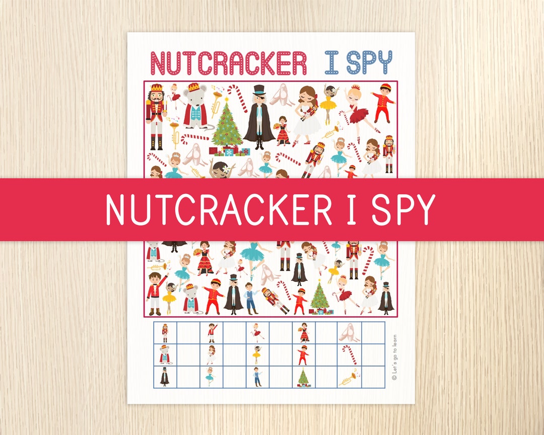 Nutcracker I Spy - Look and Find - Seek and Find - Christmas Game ...
