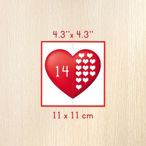 Valentine's Day Counting Activity - Valentines Day Number Matching ...
