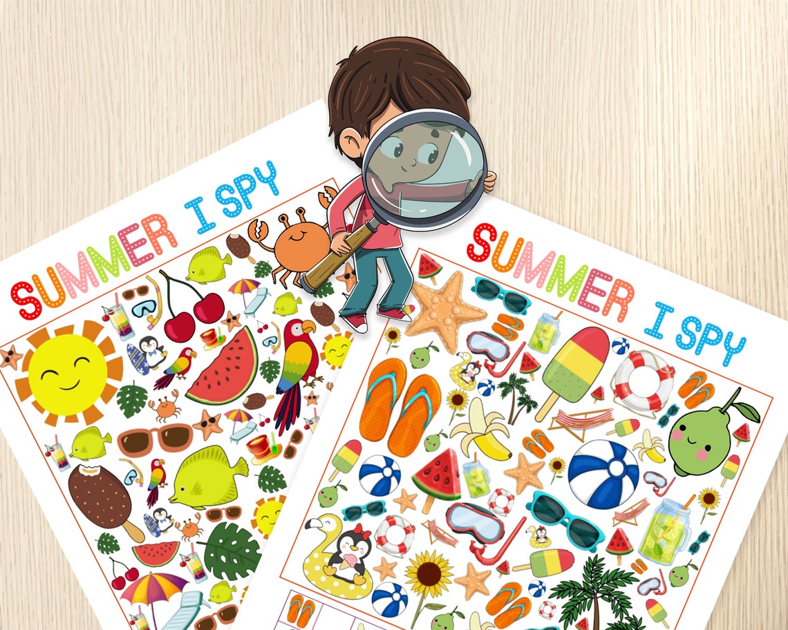 Seasons I Spy BUNDLE Winter Spring Summer Fall Look and - Etsy