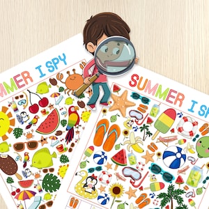 Seasons I Spy BUNDLE, Winter, Spring, Summer, Fall, Look and Find, Seek ...