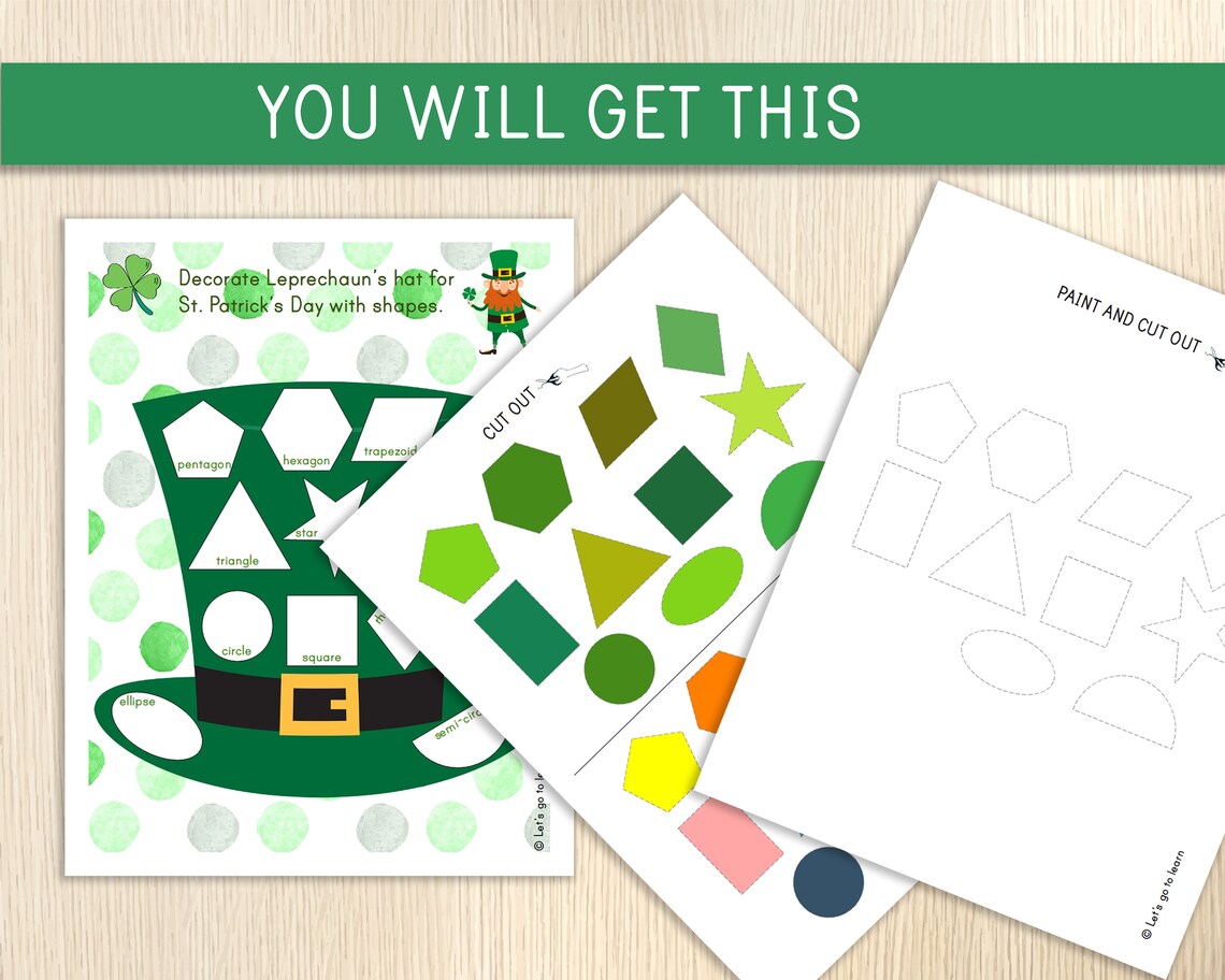 Leprechaun's Hat Decor St. Patrick's Day Activity - Etsy