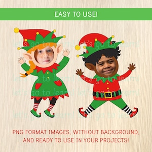 Elf Add Your Photo Craft, Your Own Picture, Elf Clipart, Elves PNG ...