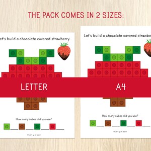 Valentine's Day Snap Cubes Mats - Connecting Cubes Task Cards ...