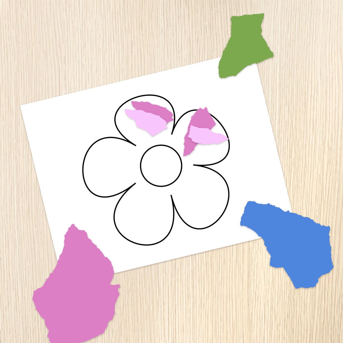 Flower Templates Printable Pack - 20 Flower Outline Pages for Crafts ...