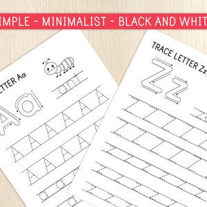 Alphabet Tracing Worksheets - ABC Letter Writing Practice - Preschool ...