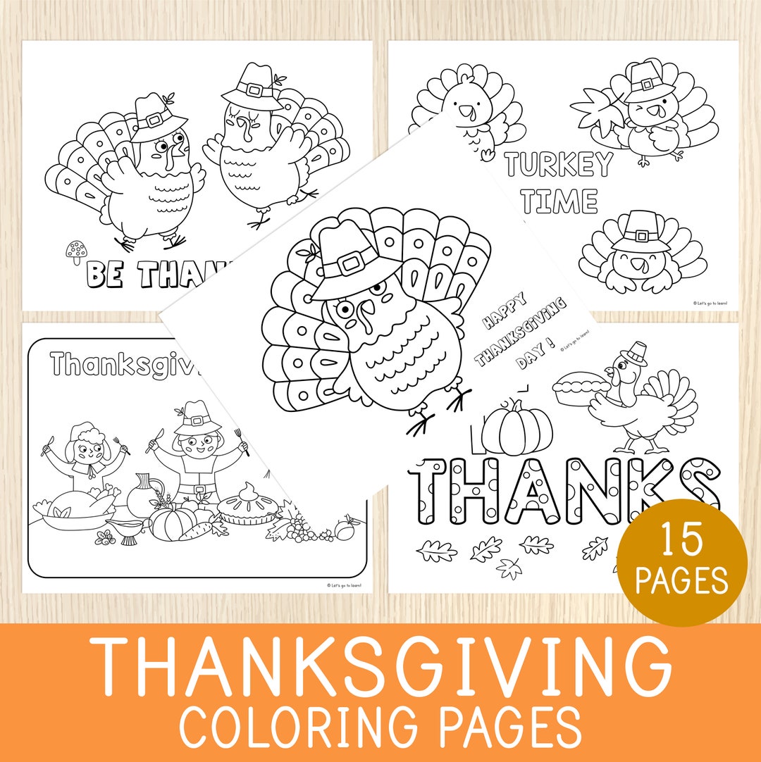Thanksgiving Coloring Pages - Turkey Coloring Sheets for Kids ...
