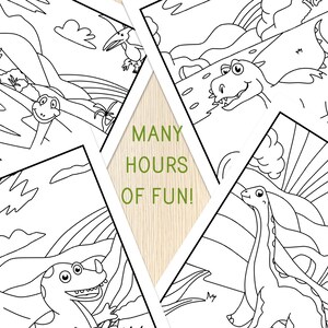 Dinosaurs Coloring Pages - 10 Sheets for Kids - Dinosaur Birthday Party ...