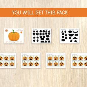 Build a Jack-o'- Lantern, Shapes Matching Activity, Halloween Printable ...